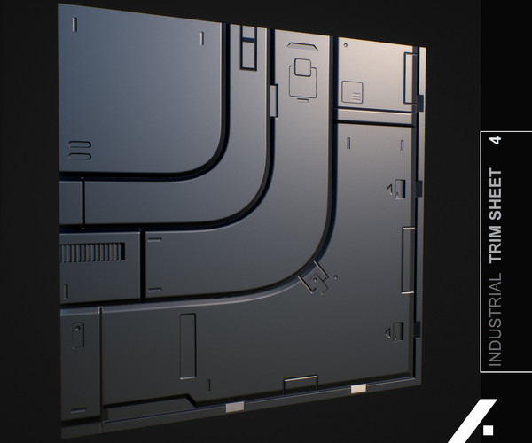 ArtStation - INDUSTRIAL TRIMSHEET VOL 1 | Resources