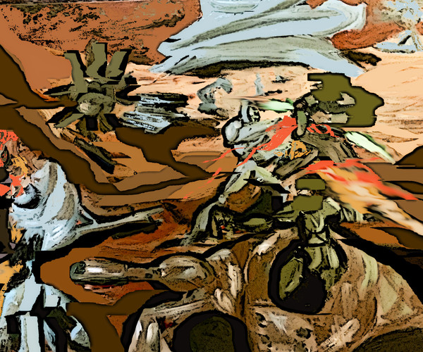 ArtStation - mars battle | Artworks