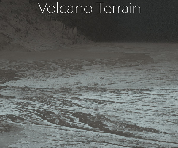 ArtStation - Terrain - 3 Volcano Height maps / Models | Resources