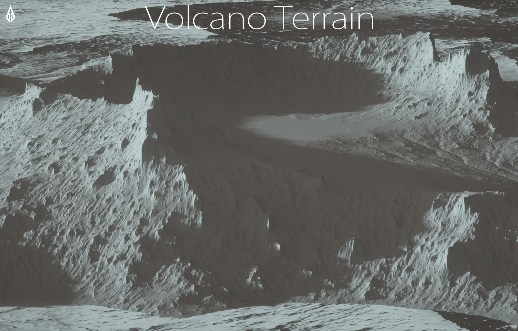 Jose Vega - Terrain - 3 Volcano Height maps / Models