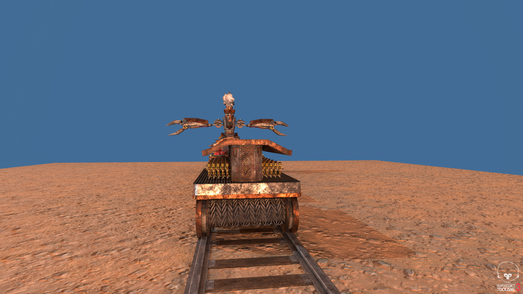 ArtStation - Steampunk Battle Robot Train | Resources