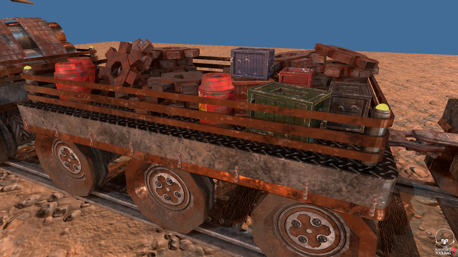 ArtStation - Steampunk Battle Robot Train | Resources