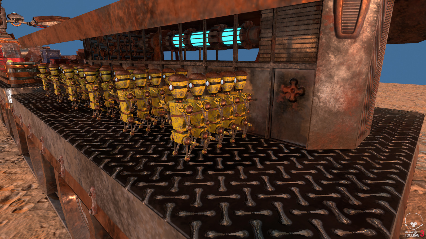 ArtStation - Steampunk Battle Robot Train | Resources