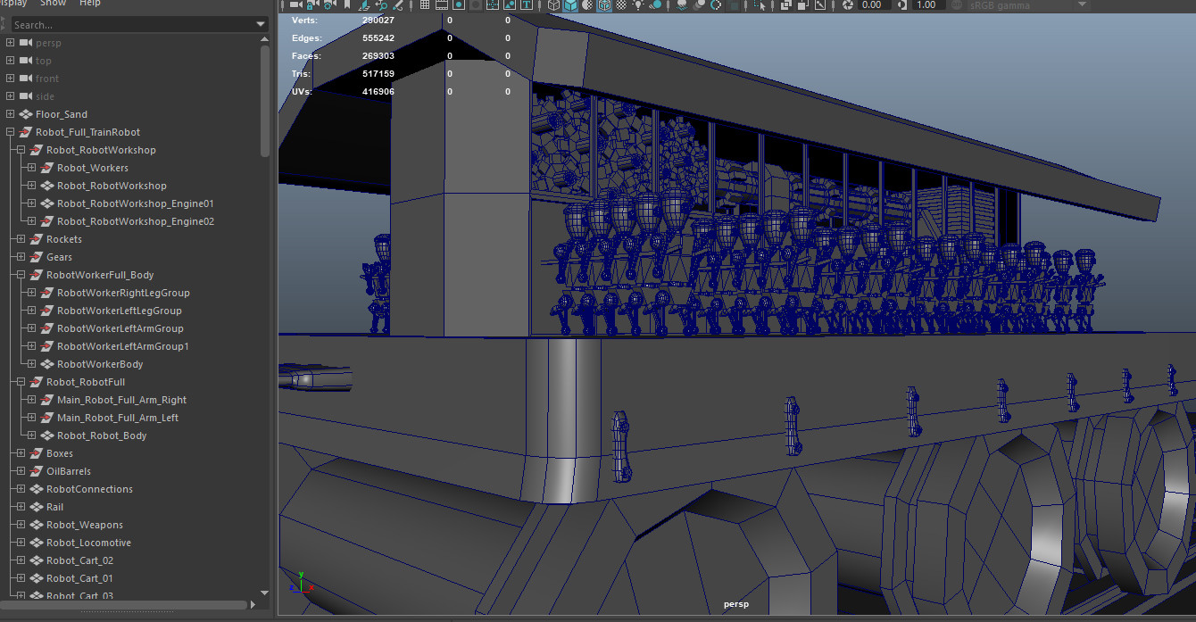 ArtStation - Steampunk Battle Robot Train | Resources