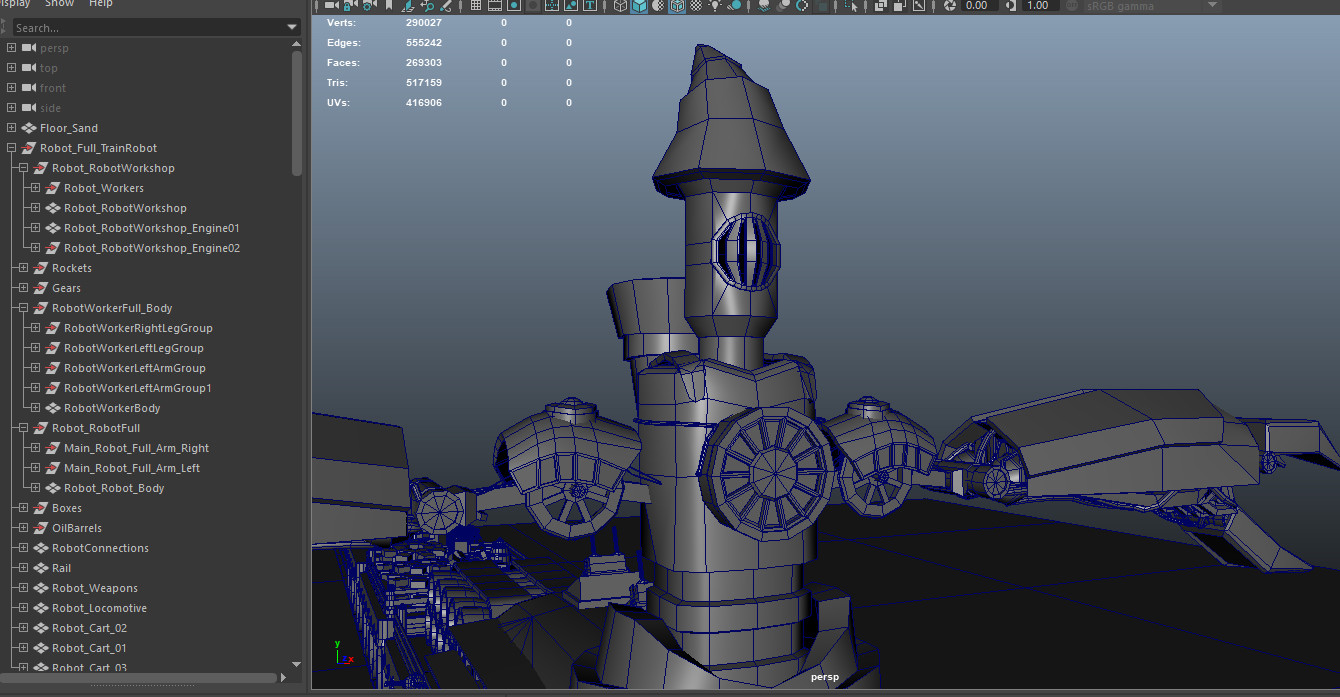 ArtStation - Steampunk Battle Robot Train | Resources