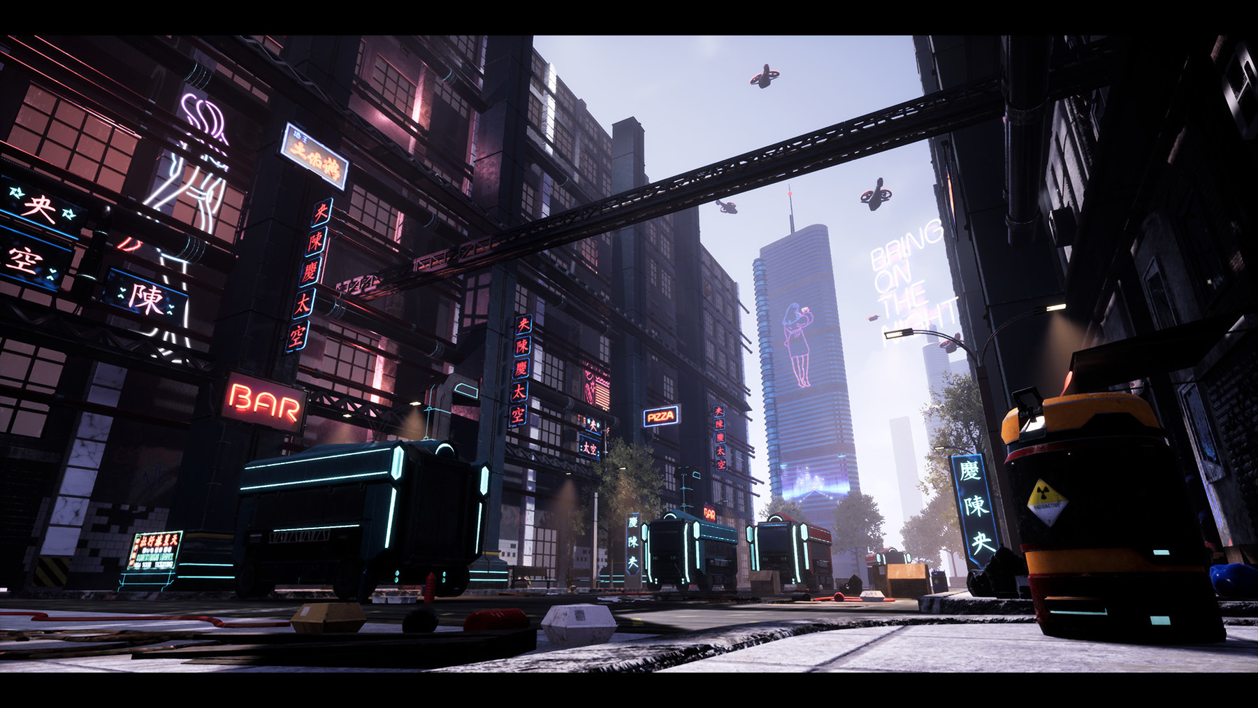 ArtStation - CyberPunk / Sci-Fi Outdoor Environment Asset Set | Game Assets