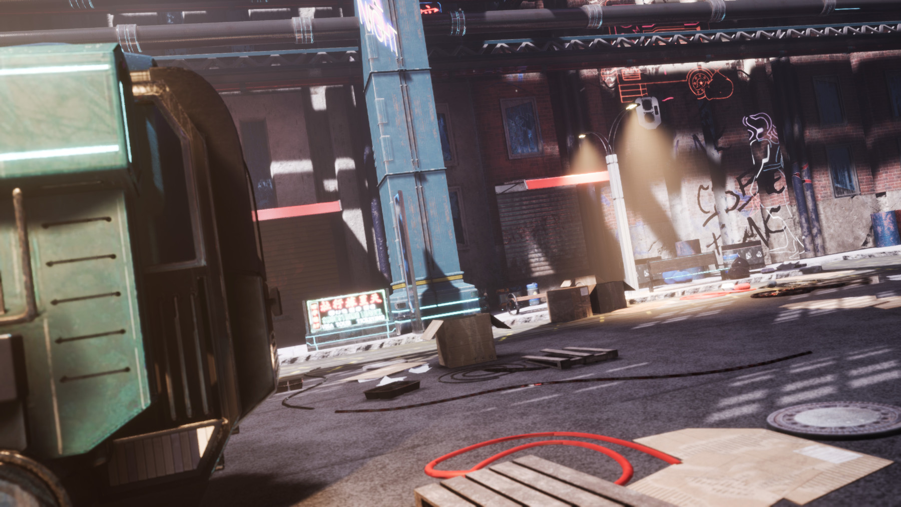 ArtStation - CyberPunk / Sci-Fi Outdoor Environment Asset Set | Game Assets