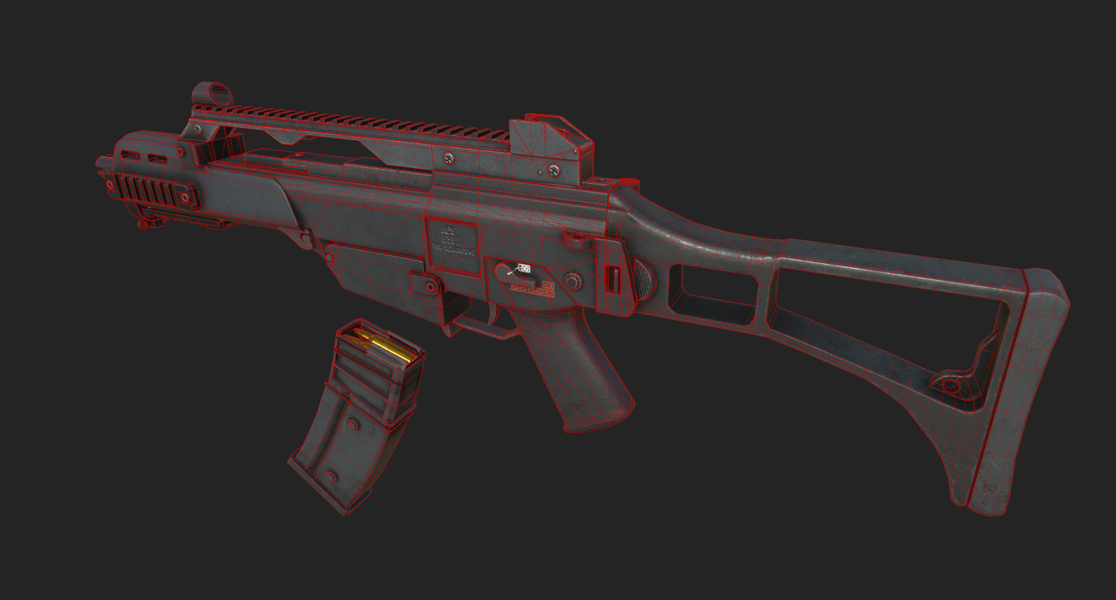 ArtStation - G36C lowpoly 3d model | Game Assets