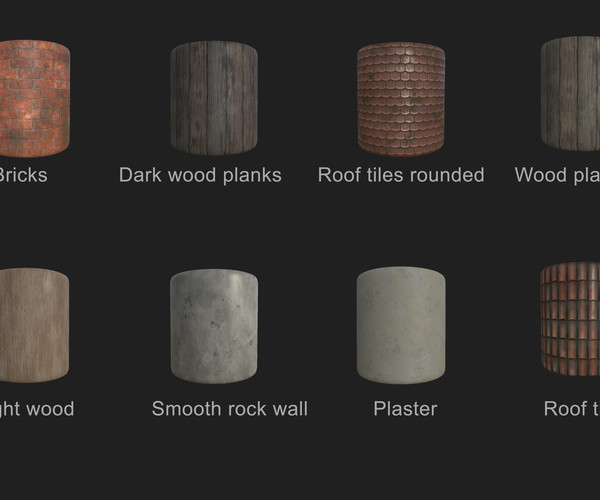 ArtStation - Tileable material pack for Substance Painter and Designer ...