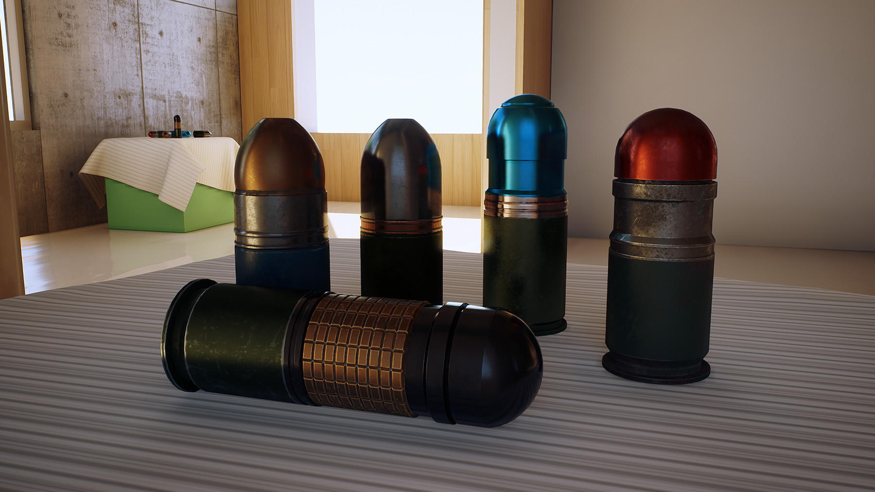 ArtStation - 40mm grenades pack | Resources