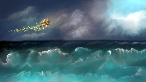 ArtStation - Antoine de Saint Exupery last flight | Artworks