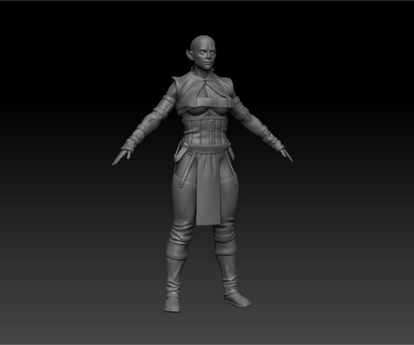 ArtStation - DarkElf (Hi-poly model set) | Resources