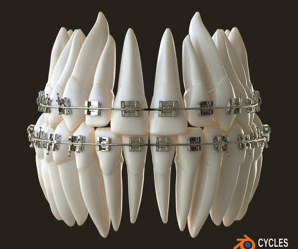 ArtStation - Teeth 3D Print and Render. | Resources