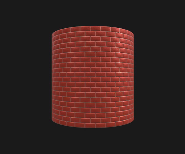 ArtStation - Red brick pbr texture | Resources