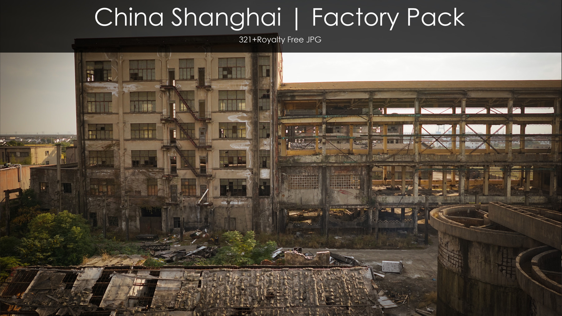 ArtStation - China Shanghai | Factory Pack | Resources