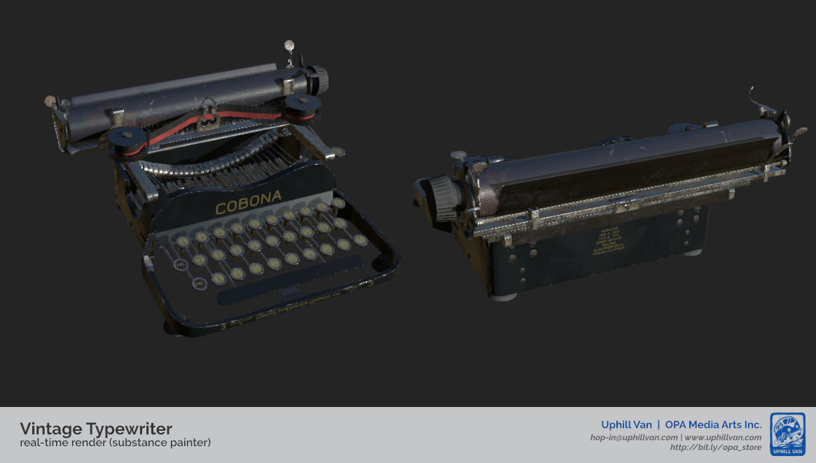 ArtStation - Vintage Typewriter | Resources