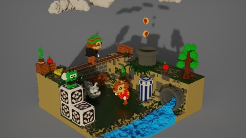 ArtStation - Cube voxel | Resources
