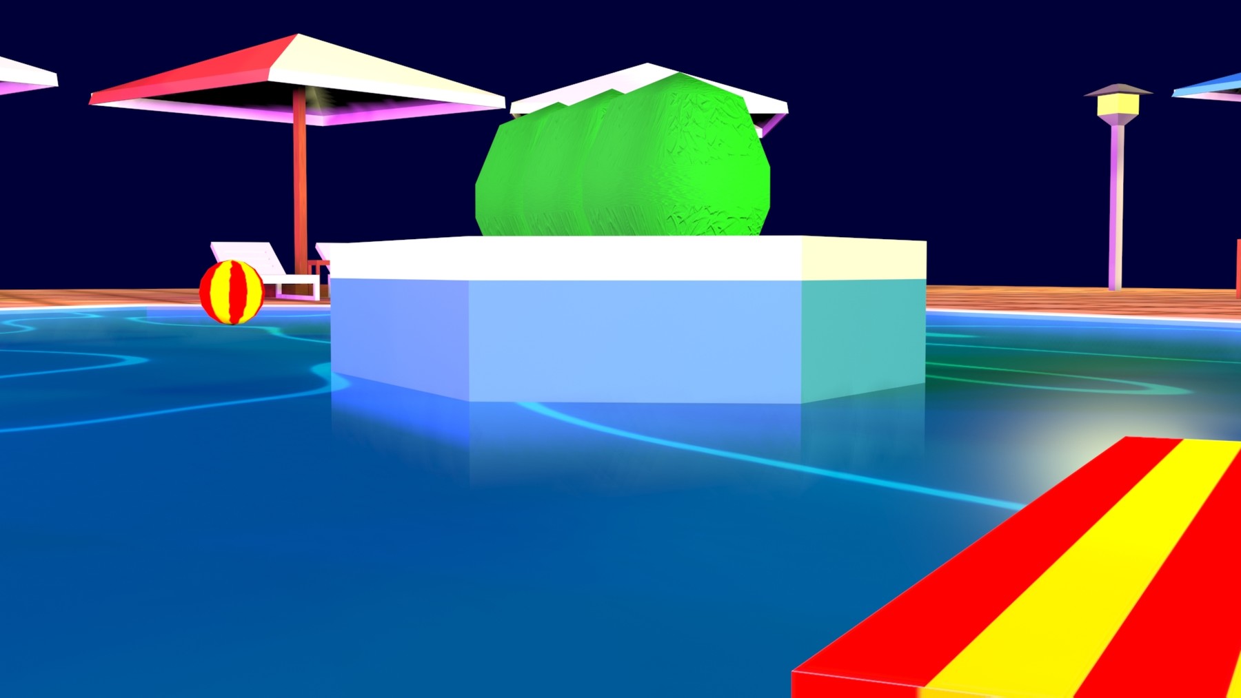 ArtStation - Pool Cartoon Lowpoly | Resources