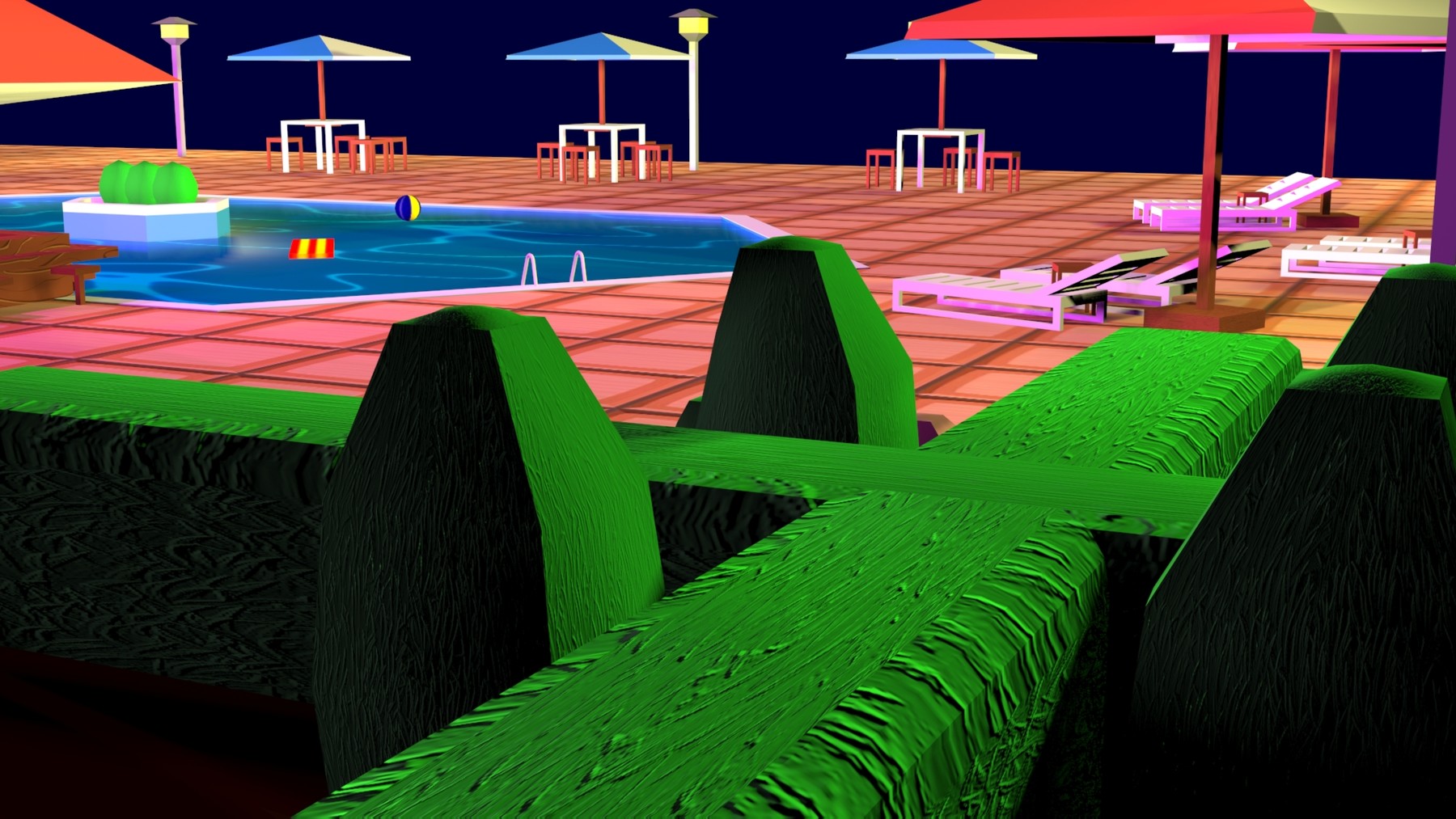 ArtStation - Pool Cartoon Lowpoly | Resources