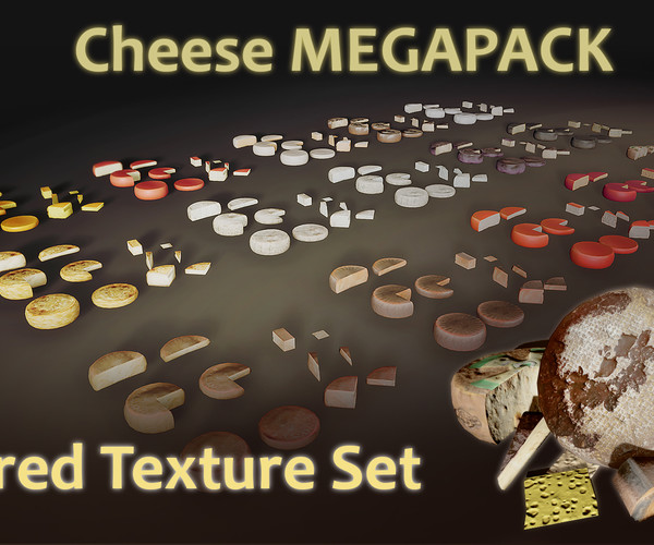 ArtStation - Cheese MEGAPACK | Game Assets