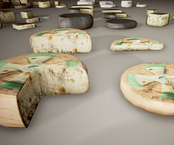 ArtStation - Cheese MEGAPACK | Game Assets