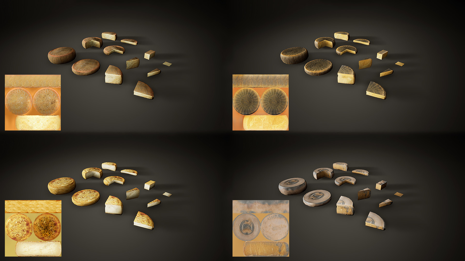 ArtStation - Cheese MEGAPACK | Game Assets