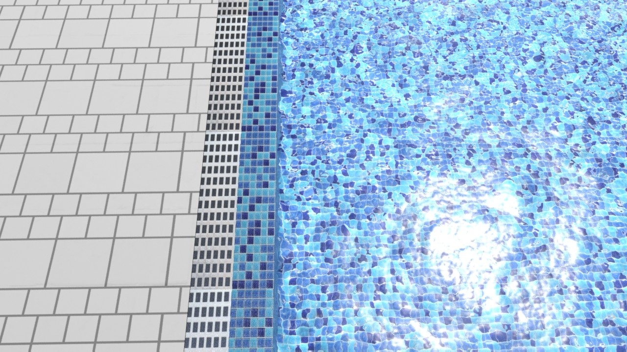 ArtStation - Decoration or Swimming Pool Low Poly | Resources