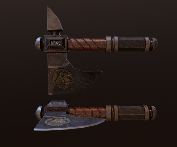 ArtStation - Simple Dwarf Axe | Game Assets