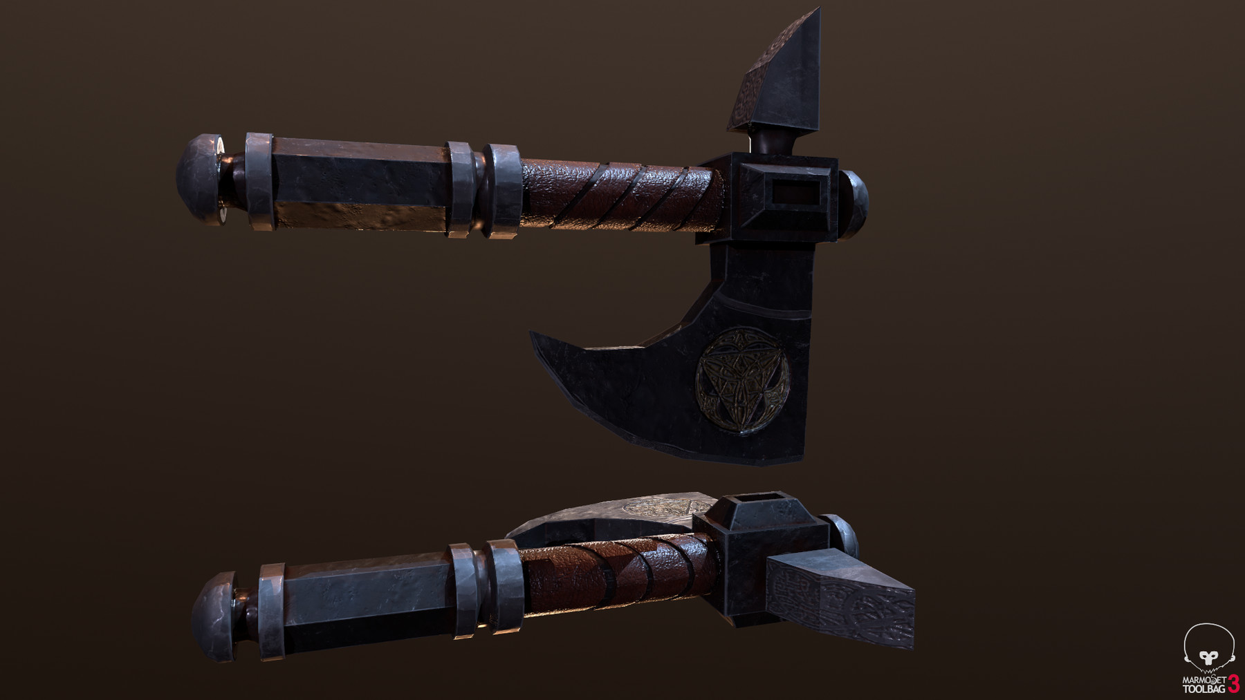 3D Artist Pablo Garcia - Simple Dwarf Axe