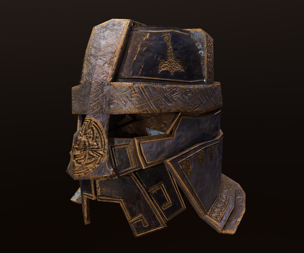 ArtStation - Dwarf Helmet | Game Assets