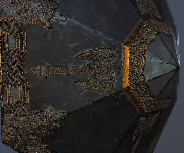 ArtStation - Dwarf Shield | Game Assets