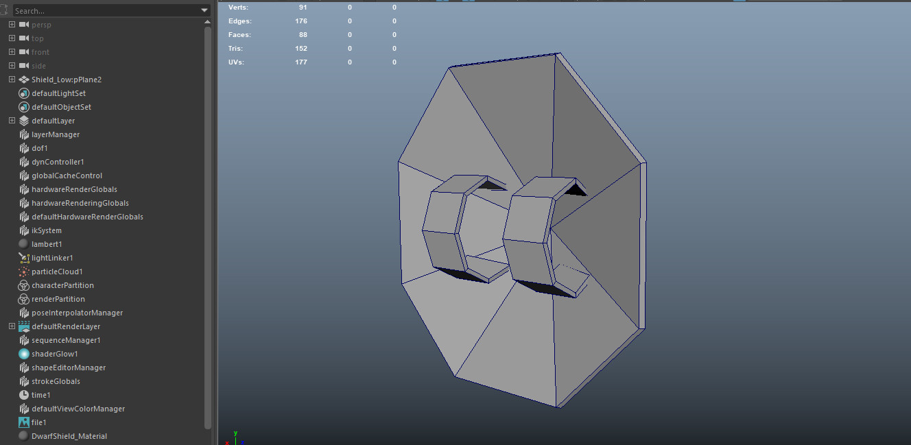 ArtStation - Dwarf Shield | Game Assets