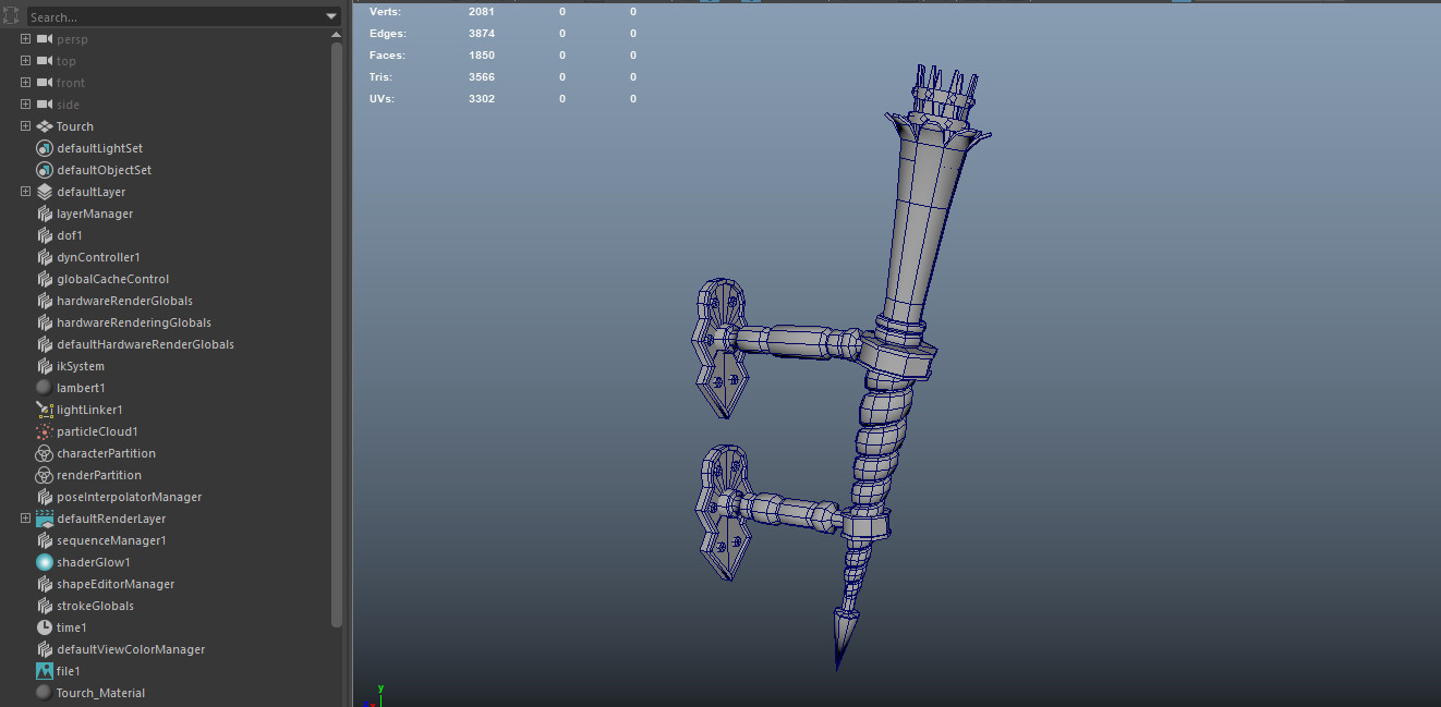 ArtStation - Medieval Torch | Game Assets