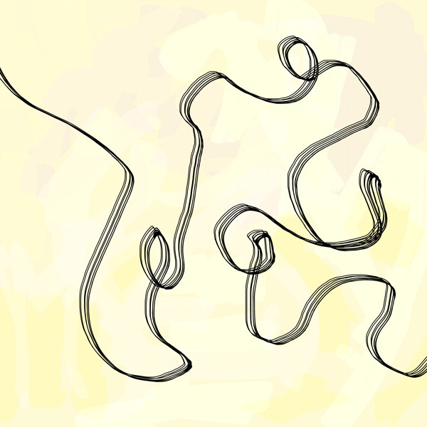 ArtStation - Yellow with fluffy black line No.1 | Artworks