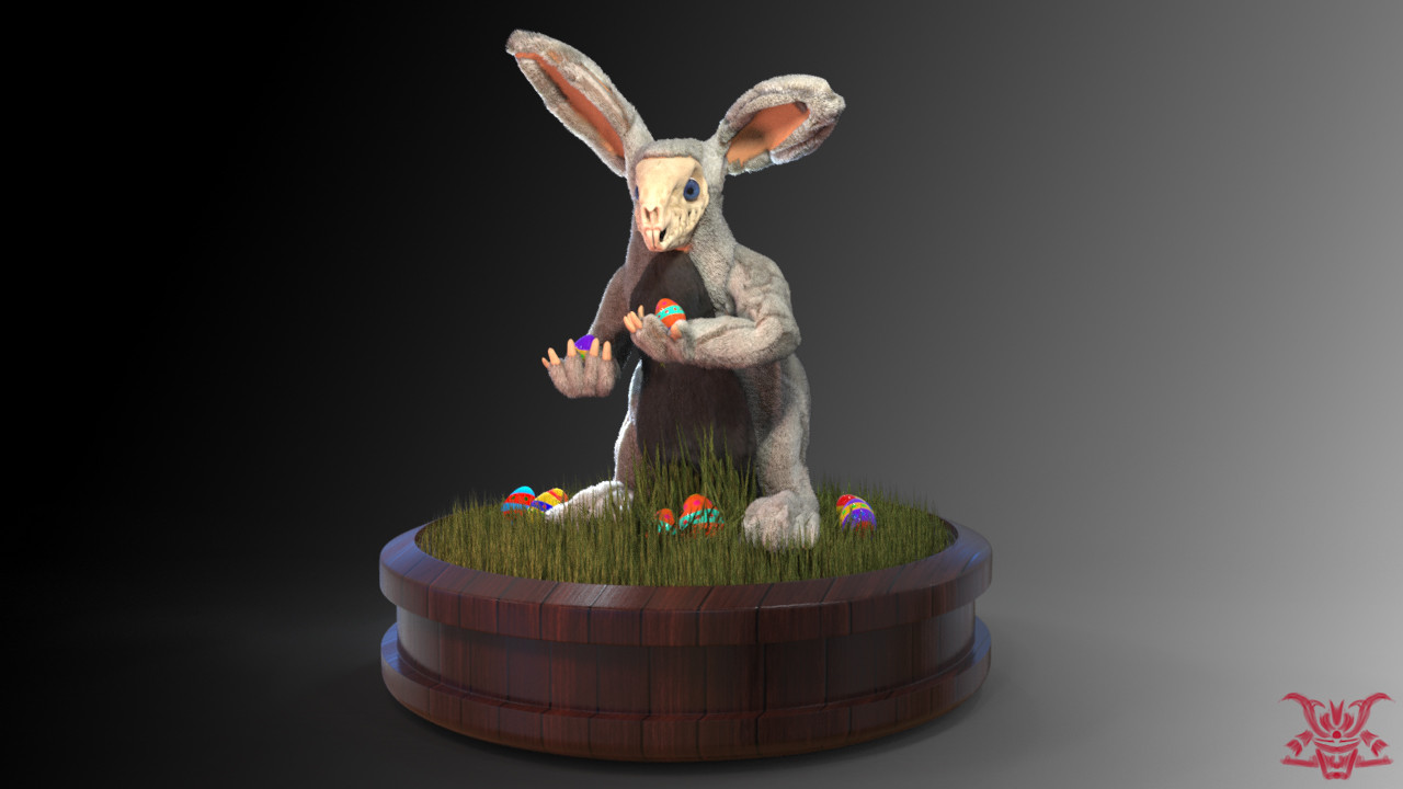 ArtStation - Wendigo Eastern Rabbit Monster | Resources