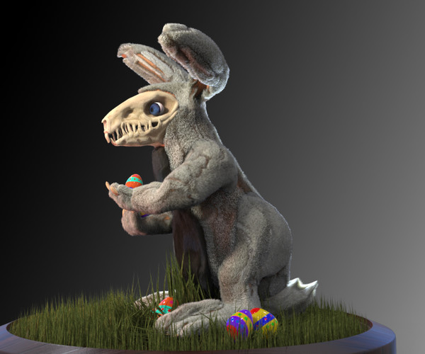 ArtStation - Wendigo Eastern Rabbit Monster | Resources