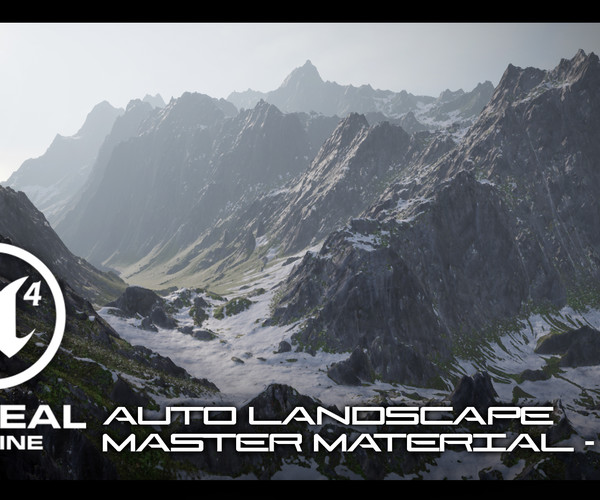 ArtStation - UE4 Auto Landscape Master Material Pack (Non-Commercial ...