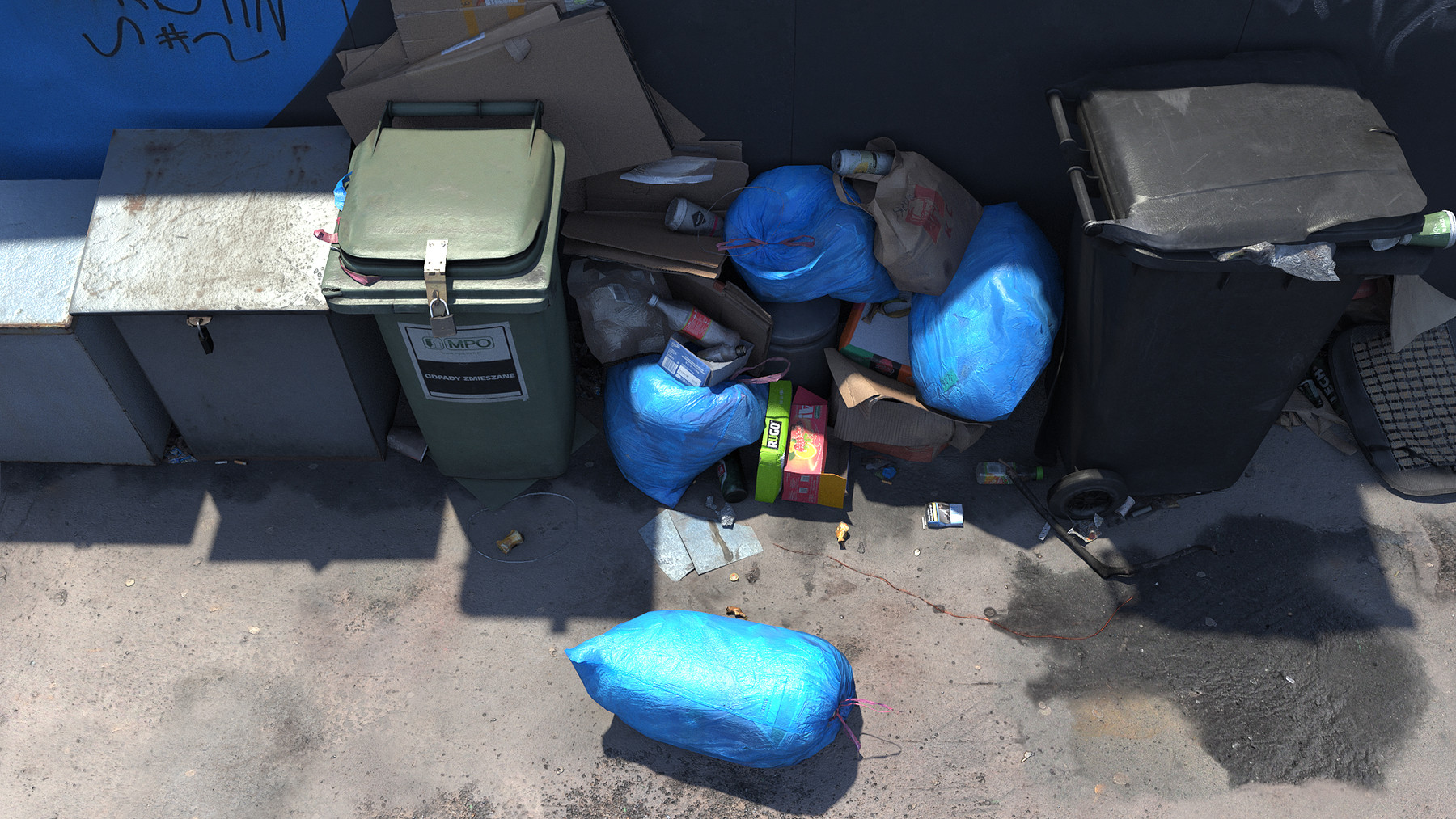 ArtStation - Garbage Trash Photogrammetry 3D Scan 8K | Game Assets
