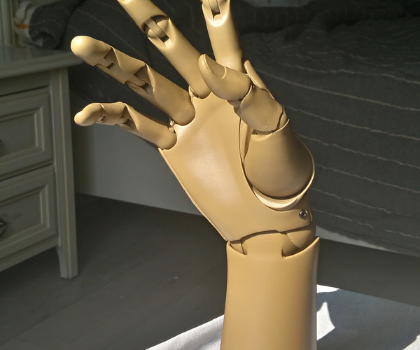 ArtStation - The world's first advanced hand model with a natural ...