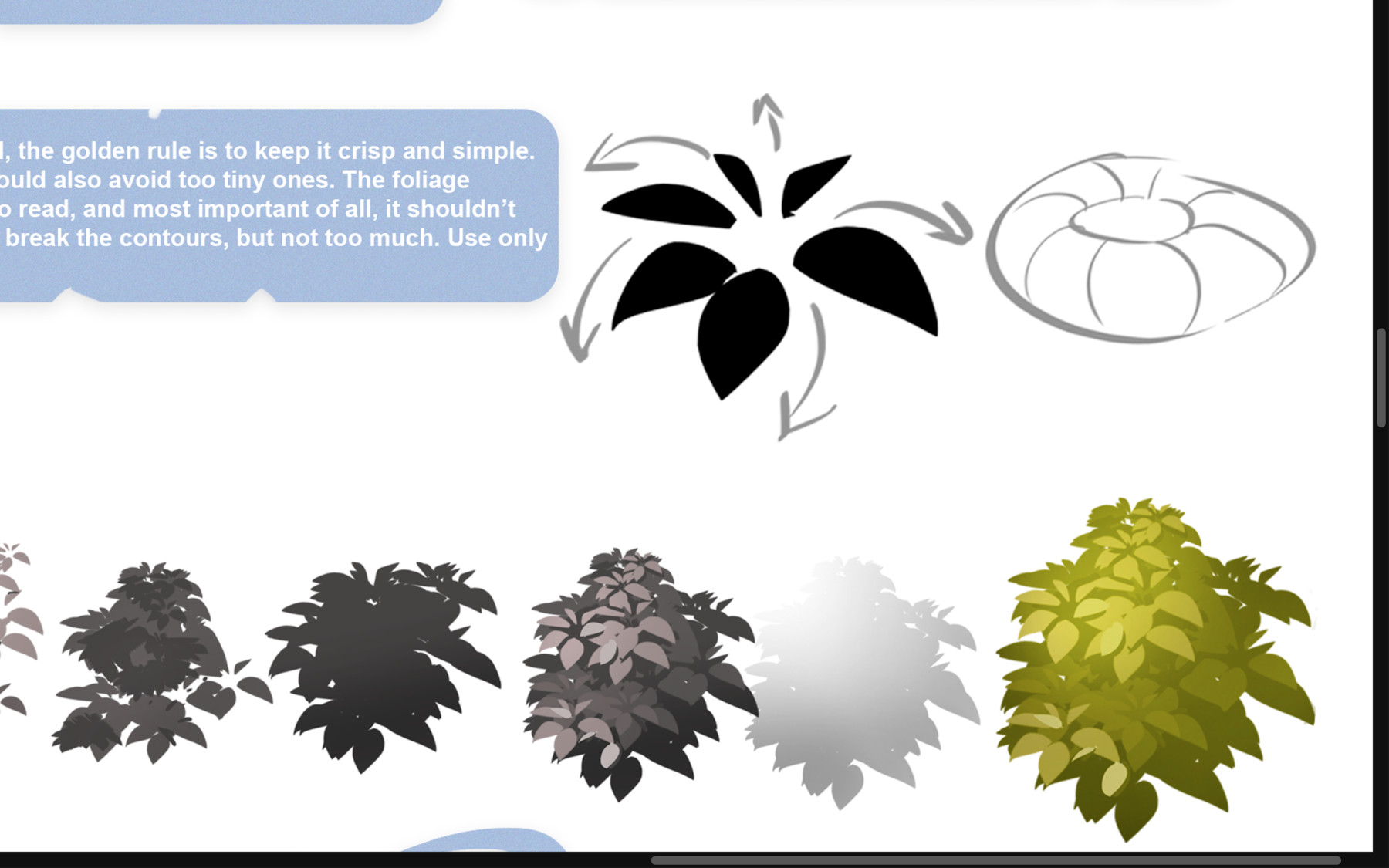 ArtStation - A guide to stylizing vegetation | Tutorials