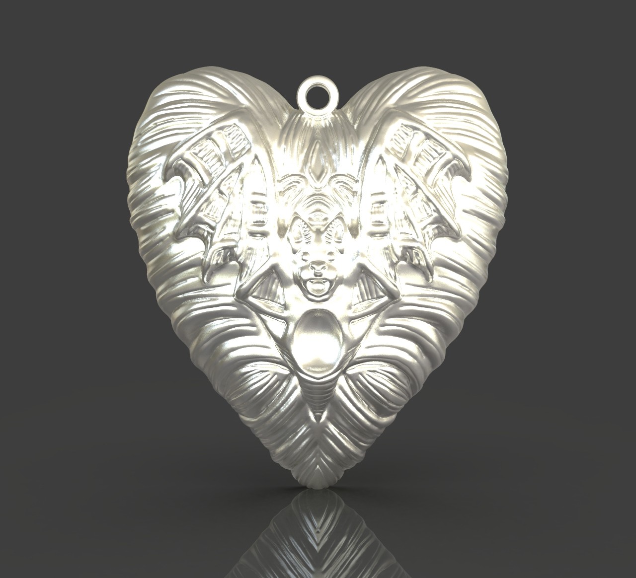 ArtStation - Jewelry Vampire Heart Pendant | Resources