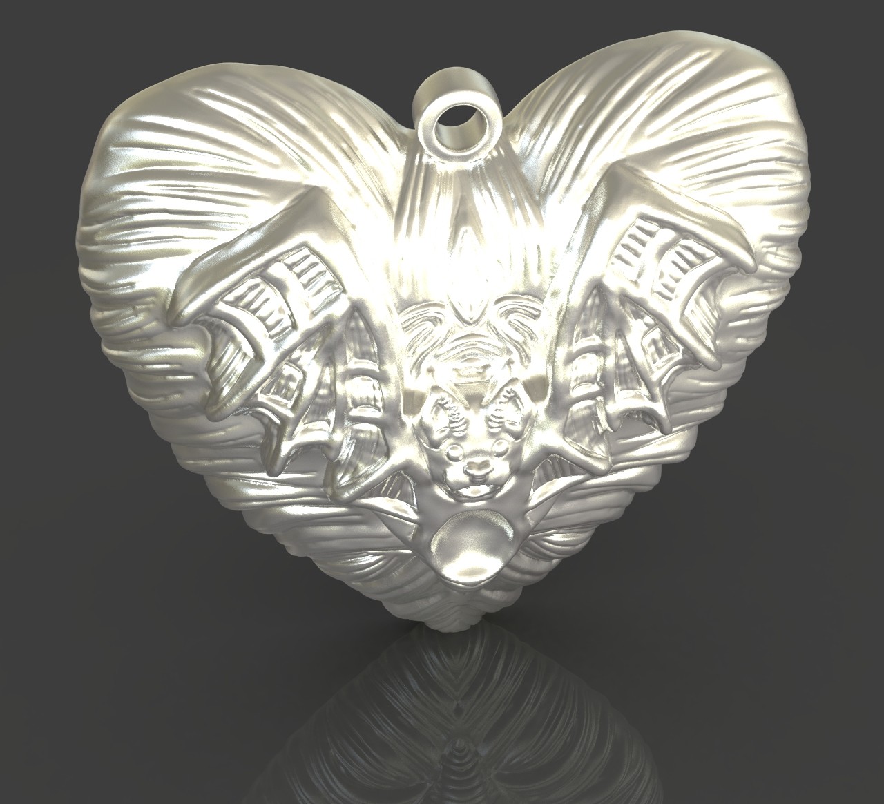ArtStation - Jewelry Vampire Heart Pendant | Resources