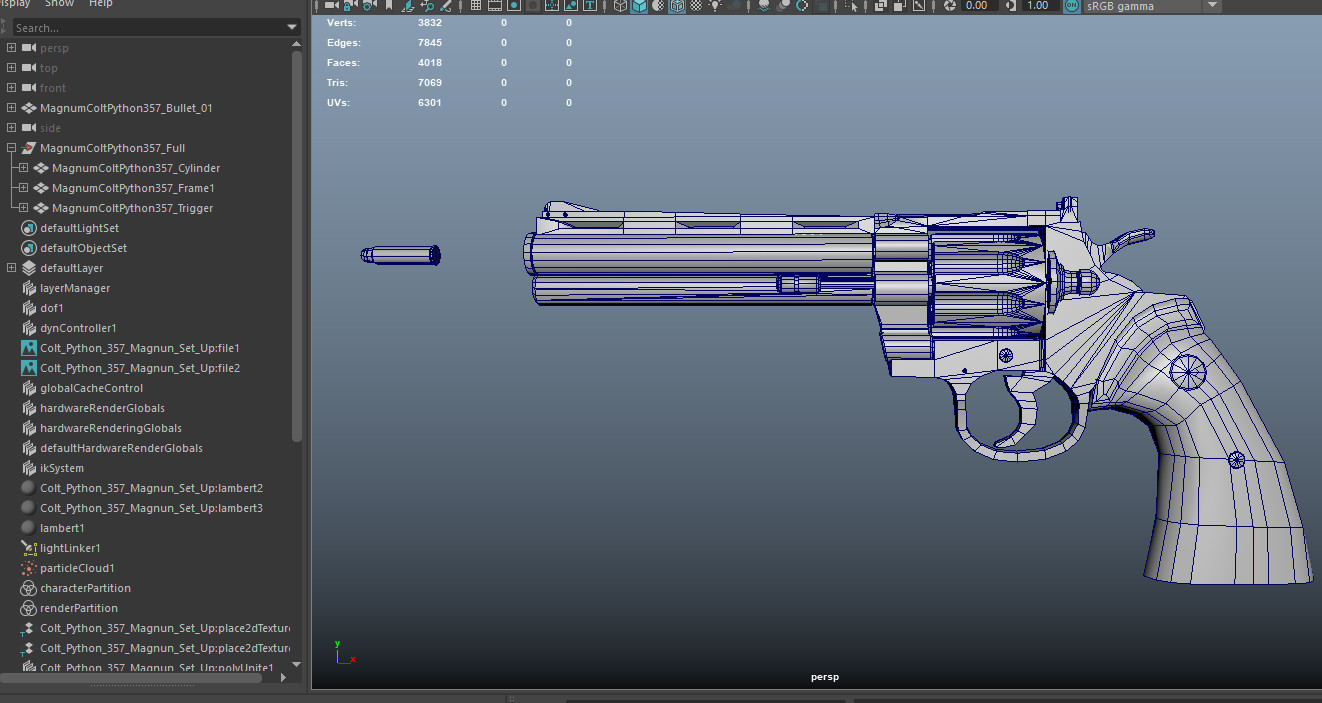 ArtStation - Magnum Colt Python 357 | Game Assets