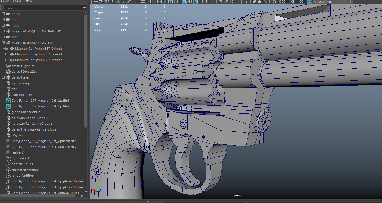 ArtStation - Magnum Colt Python 357 | Game Assets