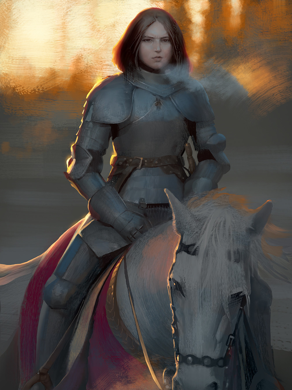ArtStation - How to paint day for knight | Tutorials