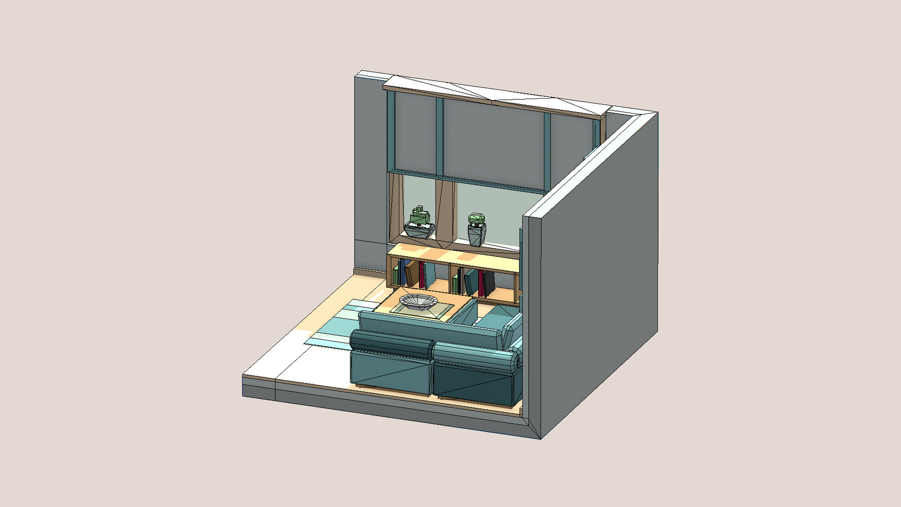 ArtStation - Isometric cartoon living room | Resources
