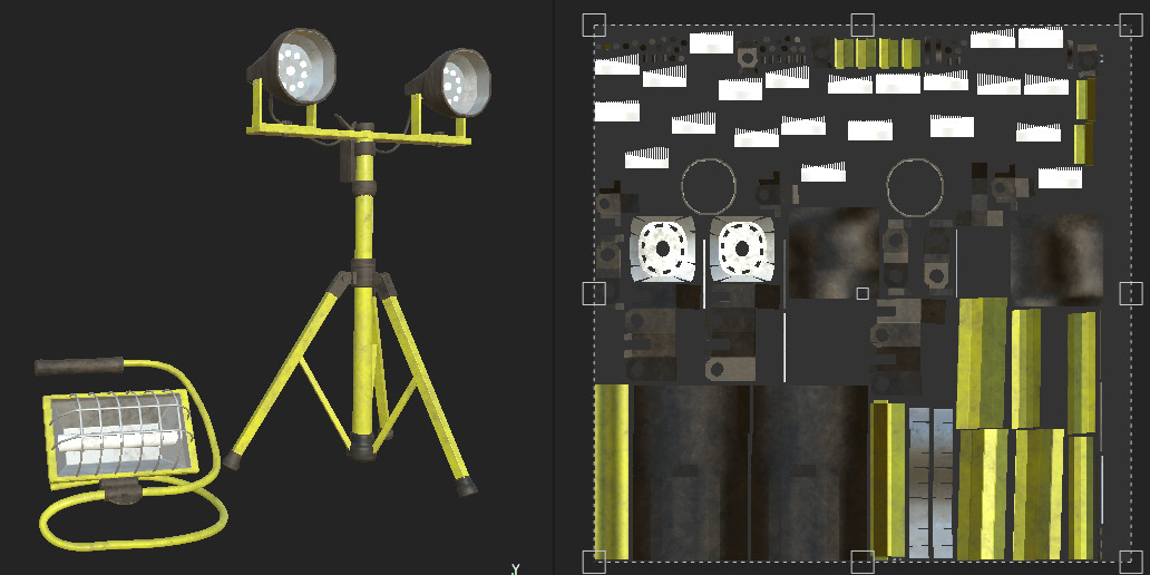 ArtStation - Industrial Lights Low-poly 3D model | Resources