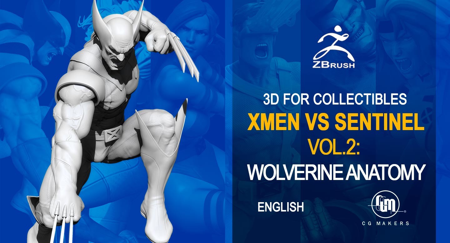 ArtStation - The X-Men Vs Sentinel Vol 2: Wolverine Anatomy | Tutorials