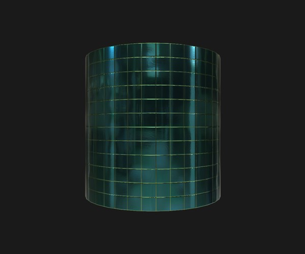 ArtStation - Reflective blue tiles | Resources