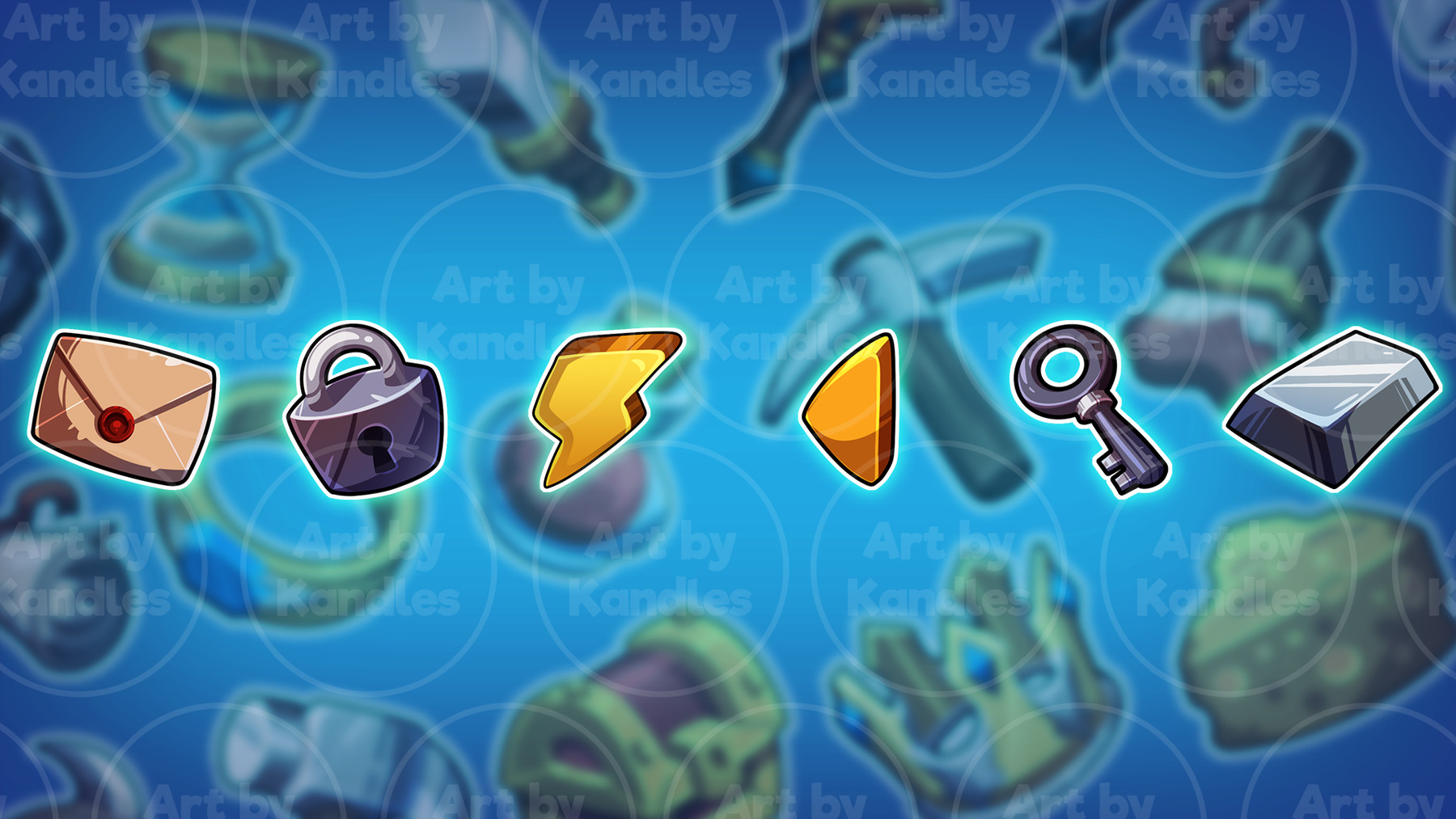 ArtStation - Cute RPG Icons Set | Game Assets